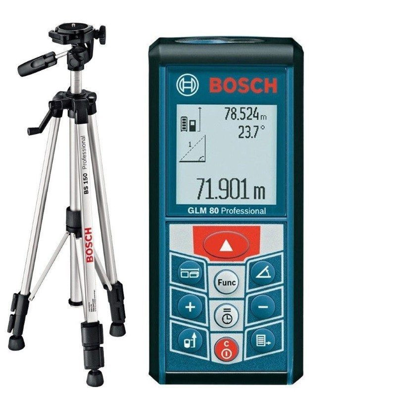 Bosch laserski metar GLM 80 P + stativ BS 150 Professional | Online prodaja alata